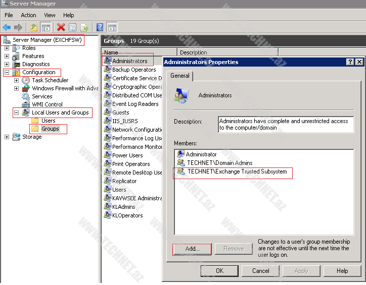 Exchange 2010 Database Availability Group – Yusifbəyli "Bilik Bazası"