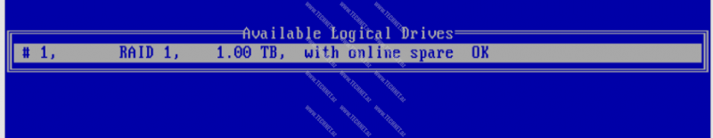 Hp Proliant Serverlər Option Rom Configuration For Array Utility Yusifbəyli Bilik Bazası